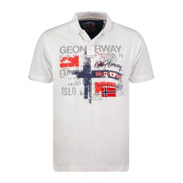 Geographical Norway Poloshirt "Ketchup" in Wei&szlig; - 51% | Gr&ouml;&szlig;e 140 | Kinder-oberteile