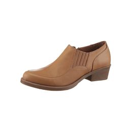 Heine Leder-Ankle-Boots in Hellbraun - 73% | Gr&ouml;&szlig;e 39 | Stiefeletten