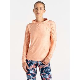 Dare 2b Trainingshoodie "Sprint City" in Apricot - 71% | Gr&ouml;&szlig;e 36 | Damen-outdoor-tops-shirts