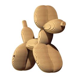 Cartonic 3D-Puzzle ''Balloon Dog'' in Hellbraun - 31% | Gesellschaftsspiele