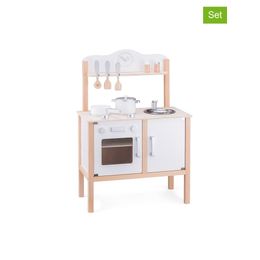 New Classic Toys Spielk&uuml;che "Modern" mit Zubeh&ouml;r - ab 3 Jahren - 36% | Kaufladen-spielkueche
