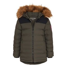 HULABALU Winterjacke "Pass" in Khaki - 45% | Gr&ouml;&szlig;e 146/152 | Kinderjacken