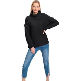 Heine Rollkragenpullover in Schwarz - 60% | Gr&ouml;&szlig;e 42 | Damen-pullover-cardigans