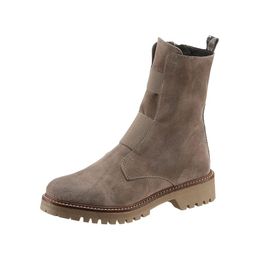 Heine Leder-Boots in Taupe - 76% | Gr&ouml;&szlig;e 38 | Damen-stiefel