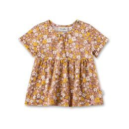 Sanetta Kidswear Kleid in Hellbraun/ Rosa/ Gelb - 56% | Gr&ouml;&szlig;e 68 | Baby-kleider-roecke