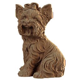 Cartonic 3D-Puzzle ''Yorkshire Terrier'' in Hellbraun - 34% | Gesellschaftsspiele