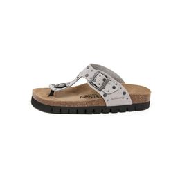 billowy Leder-Zehentrenner in Hellgrau - 60% | Gr&ouml;&szlig;e 38 | Damen-sandalen