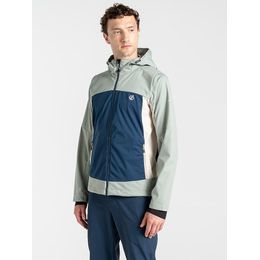 Dare 2b Softshelljacke "Mountaineer" in T&uuml;rkis/ Dunkelblau - 71% | Gr&ouml;&szlig;e M | Herren-outdoorjacken