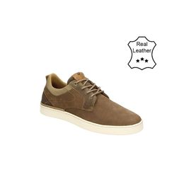 Bullboxer Leder-Sneakers in Braun - 53% | Gr&ouml;&szlig;e 41 | Herrensneakers