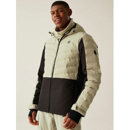 Dare 2b Ski-/ Snowboardjacke "Ollie III" in Creme/ Schwarz - 67% | Gr&ouml;&szlig;e XS | Herren-outdoorjacken