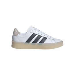 Adidas Leder-Sneakers "Disrupt" in Wei&szlig;/ Beige - 41% | Gr&ouml;&szlig;e 47 1/3 | Damen-sneakers