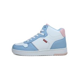 Levi's Levi ́s Sneakers "Kick Mid" in Wei&szlig;/ Hellblau - 55% | Gr&ouml;&szlig;e 38 | Kindersneakers