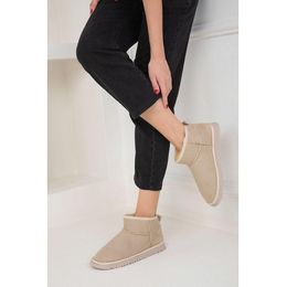 Trendyol Ankle-Boots in Beige - 60% | Gr&ouml;&szlig;e 40 | Stiefeletten