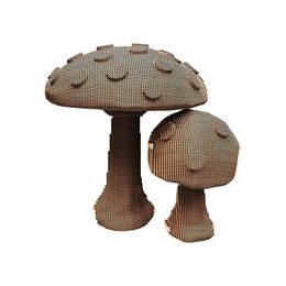 Cartonic 3D-Puzzle ''Mushrooms'' in Hellbraun - 39% | Gesellschaftsspiele