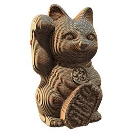 Cartonic 3D-Puzzle ''Lucky Cat'' in Hellbraun - 36% | Gesellschaftsspiele