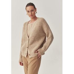 TATUUM Cardigan in Hellbraun - 56% | Gr&ouml;&szlig;e L | Damen-pullover-cardigans