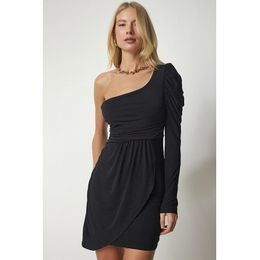 Happiness Istanbul Kleid in Schwarz - 48% | Gr&ouml;&szlig;e M | Damen-kleider