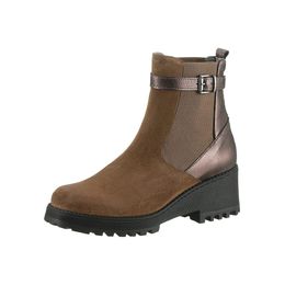 Heine Leder-Stiefeletten in Hellbraun - 77% | Gr&ouml;&szlig;e 39 | Stiefeletten