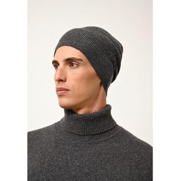 Just Cashmere Kaschmir-M&uuml;tze "Ginger" in Anthrazit - 50% | Damen-muetzen-caps