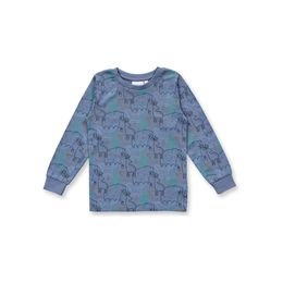 Sense Organics Pyjama "Long John" in Blau - 49% | Gr&ouml;&szlig;e 122 | Kinder-waesche