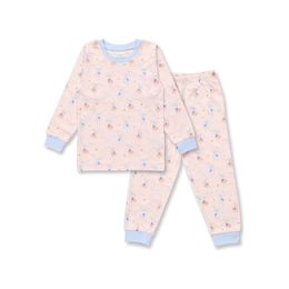 Sense Organics Pyjama "Long John" in Rosa - 49% | Gr&ouml;&szlig;e 110/116 | Kinder-waesche