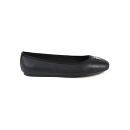 Tommy Hilfiger Shoes Leder-Ballerinas in Schwarz - 55% | Gr&ouml;&szlig;e 38 | Damen-ballerinas