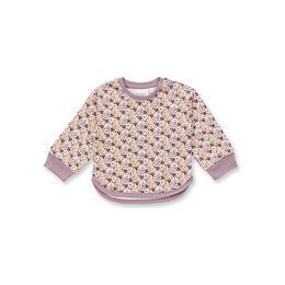 Sense Organics Sweatshirt "Kooani" in Creme/ Lila - 48% | Gr&ouml;&szlig;e 74 | Baby-sweatshirts-jacken