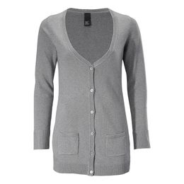 Heine Longcardigan in Grau - 72% | Gr&ouml;&szlig;e 44 | Damen-pullover-cardigans