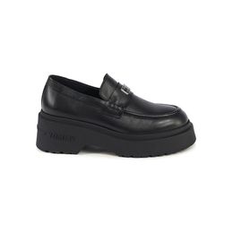Tommy Hilfiger Shoes Leder-Mokassins in Schwarz - 51% | Gr&ouml;&szlig;e 39 | Damen-schuhe-halbschuhe