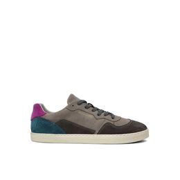 Groundies Leder-Barfu&szlig;schuhe "Nova" in Braun/ T&uuml;rkis/ Lila - 59% | Gr&ouml;&szlig;e 43 | Damen-sneakers