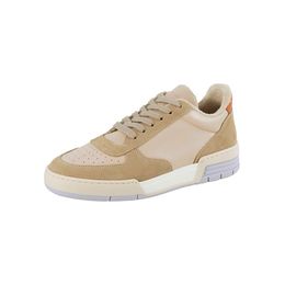 Heine Leder-Sneakers in Beige/ Hellbraun - 74% | Gr&ouml;&szlig;e 39 | Damen-sneakers