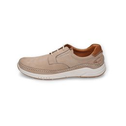 Camel Active Leder-Sneakers "Fog" in Taupe - 58% | Gr&ouml;&szlig;e 42 | Herrensneakers