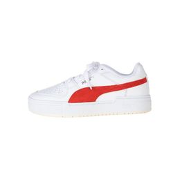 Puma Leder-Sneakers "Ca Pro Suede" in Wei&szlig;/ Rot - 55% | Gr&ouml;&szlig;e 41 | Herrensneakers