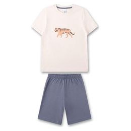 Sanetta Pyjama in Creme/ Blau - 53% | Gr&ouml;&szlig;e 98 | Kinder-waesche