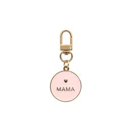 Eulenschnitt Schl&uuml;sselanh&auml;nger "Mama" in Gold/ Rosa - (L)6,8 cm - 10% | Portemonnaies-etuis