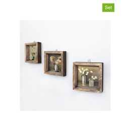 Wallity 3er-Set: Gerahmte Kunstdrucke - (L)15 x (B)15 cm - 38% | Wanddekoration