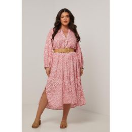 Curvy Lady Kleid in Rosa - 73% | Gr&ouml;&szlig;e 44/46 | Damen-kleider