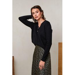Soft Cashmere Pullover in Schwarz - 80% | Gr&ouml;&szlig;e 34/36 | Damen-pullover-cardigans