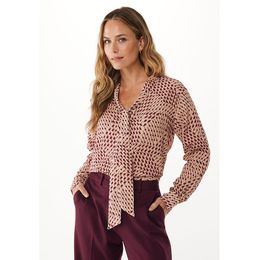 Mexx Bluse in Beige/ Rot - 47% | Gr&ouml;&szlig;e 38 | Damen-blusen