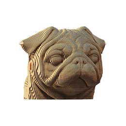 Cartonic 3D-Puzzle ''Pug'' in Hellbraun - 31% | Gesellschaftsspiele