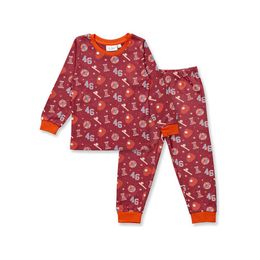 Sense Organics Pyjama "Long John" in Rot - 49% | Gr&ouml;&szlig;e 122/128 | Kinder-waesche