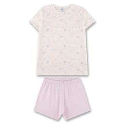 Sanetta Pyjama in Creme/ Lila - 56% | Gr&ouml;&szlig;e 140 | Kinder-waesche