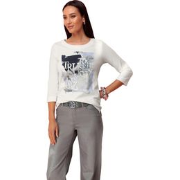 Heine Longsleeve in Wei&szlig; - 60% | Gr&ouml;&szlig;e 50 | Damen-tops