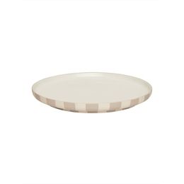 OYOY living design Speiseteller ''Toppu'' in Wei&szlig;/ Grau - &Oslash; 26,5 cm - 54% | Gedeckter-tisch