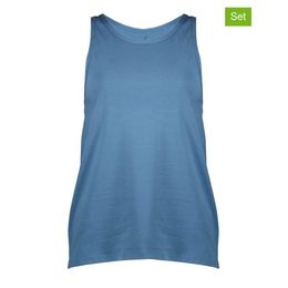 Sloggi 2er-Set: Tops in Blau - 58% | Gr&ouml;&szlig;e XL | Damen-tops