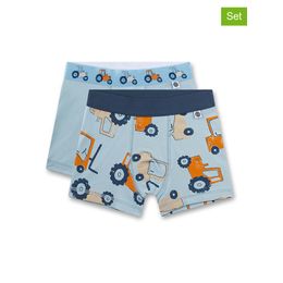 Sanetta 2er-Set: Boxershorts in Hellblau - 40% | Gr&ouml;&szlig;e 140 | Kinder-waesche