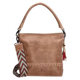 Micmacbags Leder-Schultertasche in Hellbraun - (B)31 x (H)30 x (T)12 cm - 66% | Damen-taschen