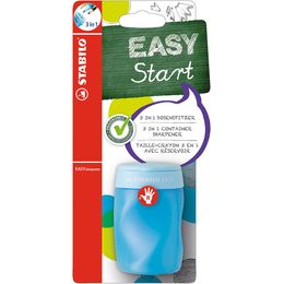 Stabilo Ergonomischer Dosenspitzer - Rechtsh&auml;nder "StabiloEASYsharpener-3in1"- Blau - 24% | Schulzubehoer