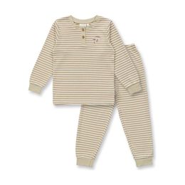 Sense Organics Pyjama "Junis" in Beige - 51% | Gr&ouml;&szlig;e 110 | Kinder-waesche