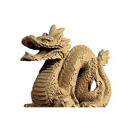 Cartonic 3D-Puzzle ''Dragon'' in Hellbraun - 34% | Gesellschaftsspiele
